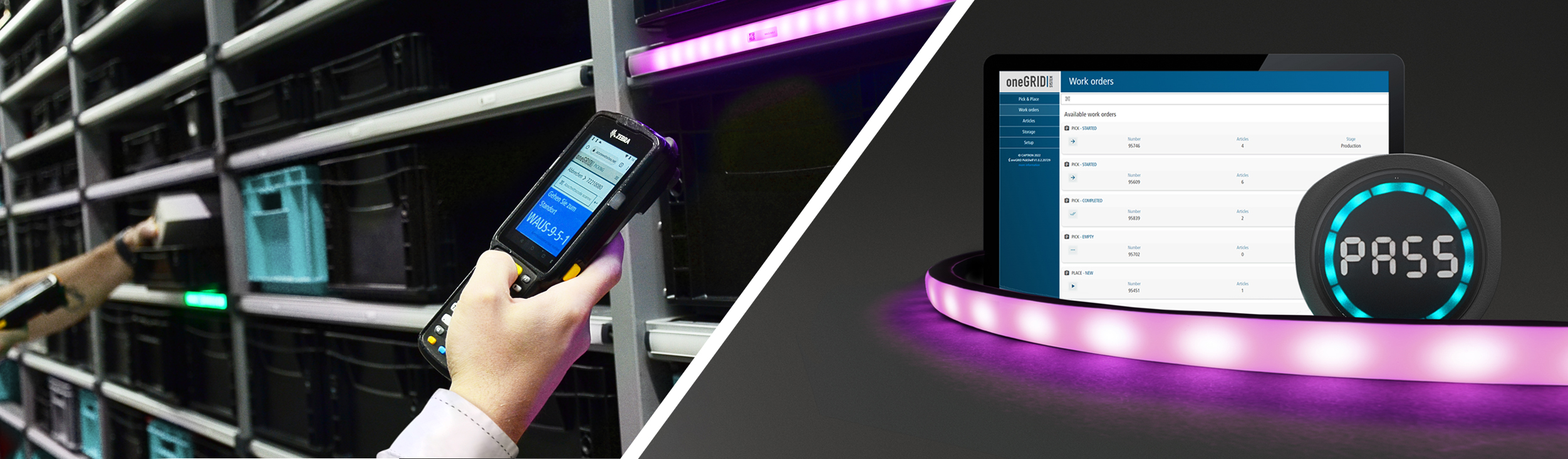 亮灯拣选系统 - CAPTRON